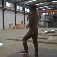 China Life Size Customized Casted Bronze Figure Statue Monument Statue for sale