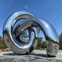 China Custom Large Stainless Steel 316L Mirror Polished Crab Sculpture 13.8m High for Outdoor Decoration for sale