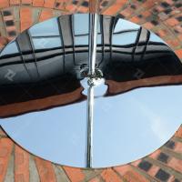 China Hand Forged 316L Stainless Steel Mirror Polished Drip Sculpture 235cm for sale