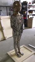 China H4m Stainless Steel Sculpture Figure Statue Reflection for sale