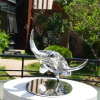China Mirror Polished Stainless Steel Turtle Sculpture 0.5m Custom Options for sale