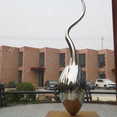 China 316L Stainless Steel Seed Sculpture 3.28 Ft Height Mirror Polished Hand Forged for sale