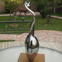China 316L Stainless Steel Seed Sculpture 3.28 Ft Height Mirror Polished Hand Forged for sale