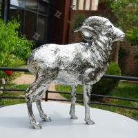 China 316L Stainless Steel Bighorn Sheep Sculpture Mirror Polishing 0.5m for sale