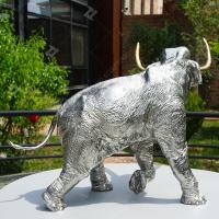 China Polished 316L Stainless Steel Elephant Sculpture Custom Size for sale
