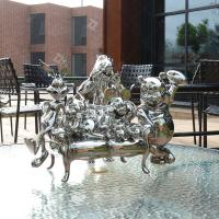 China Mirror Polished Stainless Steel Cartoon Figure Sculpture 316 Outdoor Decorative 2.5-3.0mm for sale