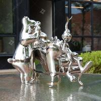 China Mirror Polished Stainless Steel Cartoon Figure Sculpture 316 Outdoor Decorative 2.5-3.0mm for sale