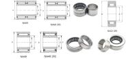 China High Precision Machined Needle Roller Bearing NA55*80*18 With Inner Ring for sale