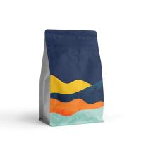 China Flat Bottom Resealable Coffee Bag Packaging With Zipper Moisture Proof for sale