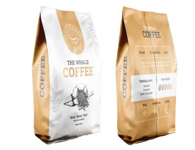 China Resealable Printed Smell Proof Side Gusset Bag For Coffee Food Packaging for sale