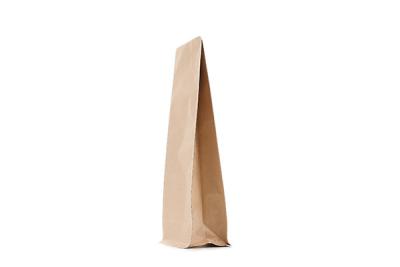 China Biogradable Kraft Paper Flat Bottom Coffee Bags With Valves Custom Printed for sale