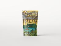 China Biodegradable Stand Up Ziplock Bags Moisture Proof Coffee Bean Packaging for sale