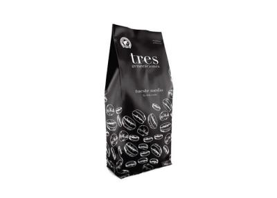 China Gravure Printing Flat Bottom Pouch / Coffee Packaging Pouches With Zipper Top for sale