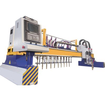 China Straight CNC Flame Strips Cutting Machine 220V For Steel Plate for sale
