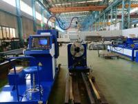 China Industrial CNC Plasma Pipe Cutting Machine For Round Steel Tube for sale
