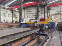 China Dual Use CNC Plasma Oxy Fuel Cutting Machine For Carbon Steel Sheet / Round Tube for sale