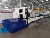 China 1500W - 12000W Fiber Laser Tube Cutting Machine For Metal Pipe for sale