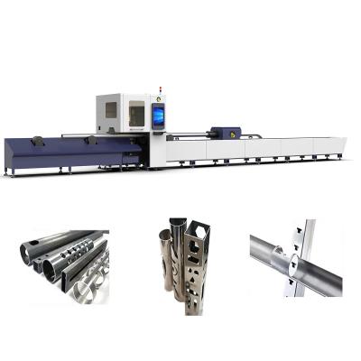 China 1500W - 12000W Fiber Laser Tube Cutting Machine For Metal Pipe for sale