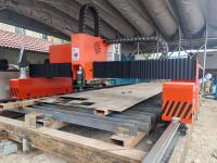 China Heavy Duty Gantry Fiber Laser Cutting Machine 1.5KW-30KW Easy Operation for sale