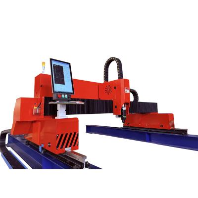 China Large Format Gantry Fiber Laser Cutting Equipment 2000*6000mm 3000*12000mm 3000*16000mm for sale