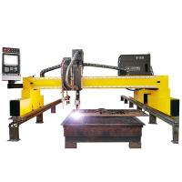 China Dual Use CNC Plasma Flame Cutter Machine For Metal Sheet / Carbon Steel for sale