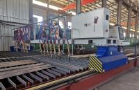 China Heavy Duty Straight Line CNC Flame Cutting Machine For Sheet Metal Cutting for sale