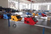 China Compact Portable Gantry CNC Metal Cutting Machine Double Arm for sale