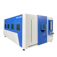 China Full Covered CNC Fiber Laser Cutting Machine 380V For Sheet Metal Workshop for sale