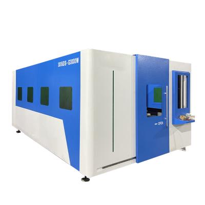 China Full Covered CNC Fiber Laser Cutting Machine 380V For Sheet Metal Workshop for sale