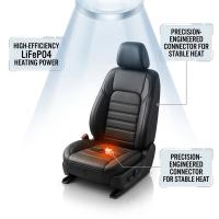 China 12V 24V Heated Car Seat Cushion Adjustable Temperature Control Winter Cover for sale