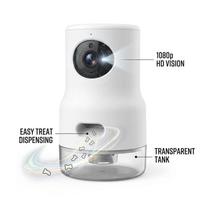 China 1080P Pet Camera Treat Dispenser Two Way Audio Monitor Dogs Cats Smart Pet Supplies for sale