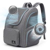 China Oxford  Airline Pet Carrier Backpack Breathable Soft Sided Dog Cat Travel Outdoor Pet Gear for sale