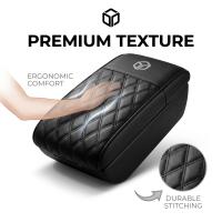 China Car Center Console Armrest Pad Cushion Soft PU Leather Cover Protector for sale