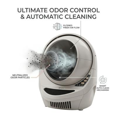 China Smart  Self Cleaning Cat Litter Box Cat Odor Control Smart Pet Supplies for sale