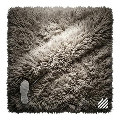 China Fluffy Soft Shag Area Rug Living Room Bedroom Floor Mat Modern Non Slip for sale
