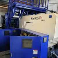 China Horizontal Style MA10000II/8400 Servo Motor Injection Molding Machine with 500mm Min.Mold Thickness 1200KN for sale