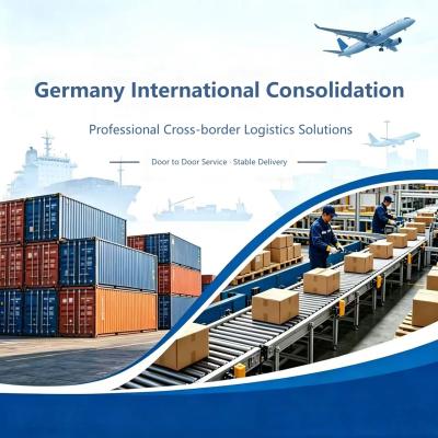 China China to Germany Consolidated Shipping Sea Air Freight Door to Door Service for sale