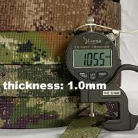 China Polyester webbing Camouflage Tactical clothing Backpack straps Outdoor supplies for sale