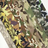 China Camouflage Polyester webbing Camouflage Outdoor supplies Backpack belt Tactical clothing for sale