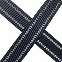 China Pet webbing High visibility reflective strips Hollow Nylon-look webbing Backpacks Belts Outdoor Equipment for sale