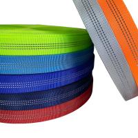 China High visibility reflective strips Hollow Nylon-look webbing Pet supplies Backpacks Rescue safety Belts Outdoor Equipment for sale