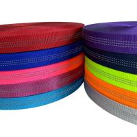 China High visibility reflective strips Hollow Nylon-look webbing Pet supplies Backpacks Rescue safety Belts Outdoor Equipment for sale