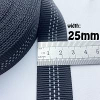 China High visibility reflective strips Hollow Nylon-look webbing Pet supplies Backpacks Rescue safety Belts Outdoor Equipment for sale