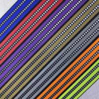China Colorful reflective webbing Imitation nylon Luminous effect Abrasion Resistance Pet collars Outdoor equipment for sale