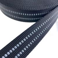 China Colorful reflective webbing Imitation nylon Luminous effect Abrasion Resistance Pet collars Outdoor equipment for sale