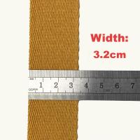 China Thickened polyester-cotton webbing Various colors Backpack strap Belt Handbag strap for sale