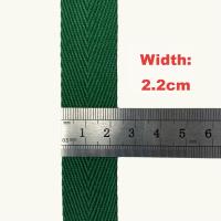 China Herringbone polyester-cotton webbing Various colors Backpack strap Belt Handbag strap for sale