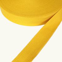 China Soft bead Polyester-cotton webbing in a variety of colors Dupont Tote bag strap Textiles for sale