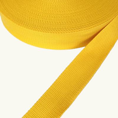 China Soft bead Polyester-cotton webbing in a variety of colors Dupont Tote bag strap Textiles for sale
