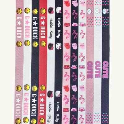 China Customized ribbons LOGO Printed ribbons Decorative and packaging materials for sale
